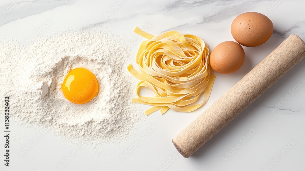 Making Fresh Pasta from Scratch Step-by-Step Recipe Kitchen Counter ...