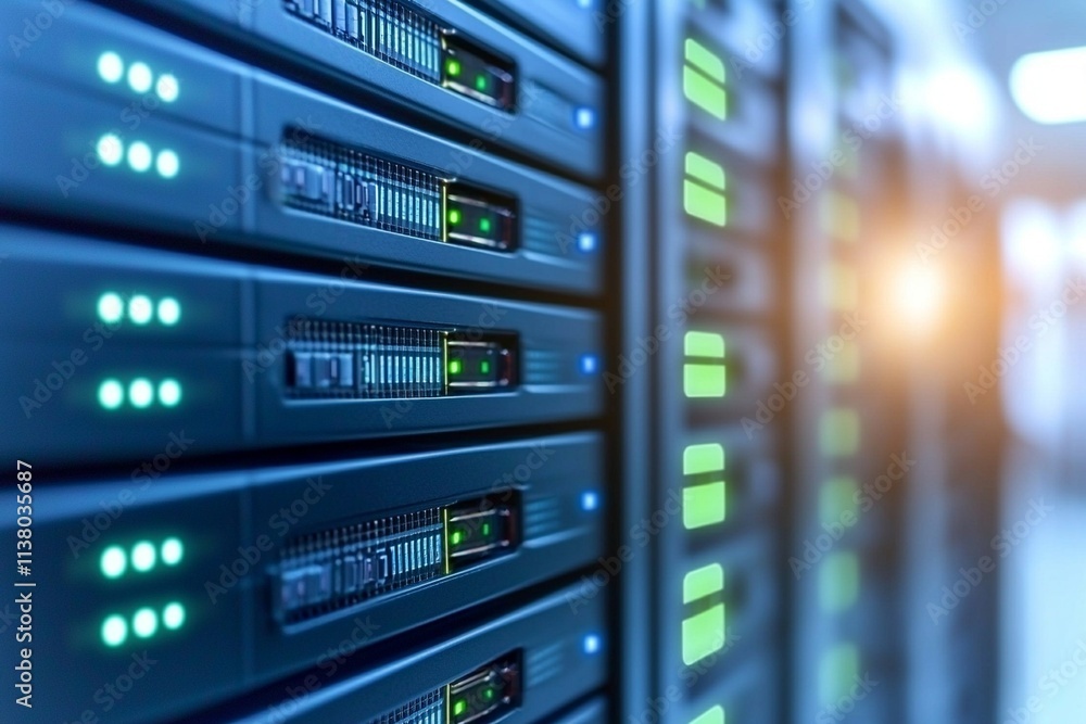 Primary keys database concept with digital locks representing ...