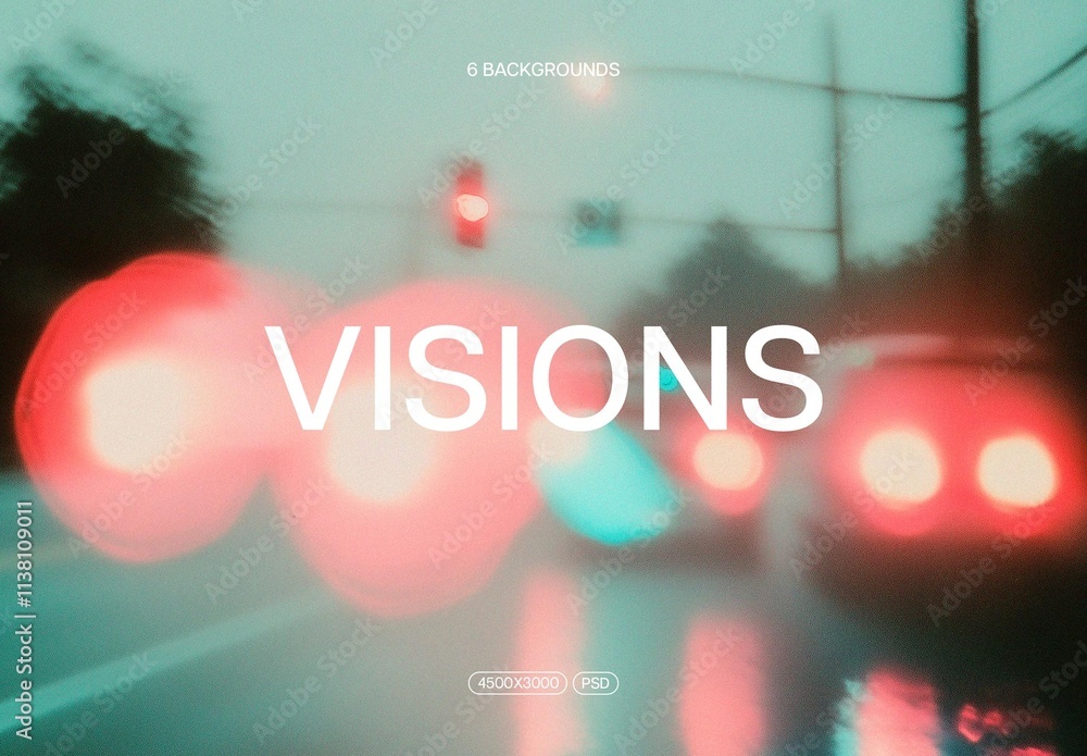 Faded Visions Backgrounds With Generative AI Stock Template | Adobe Stock