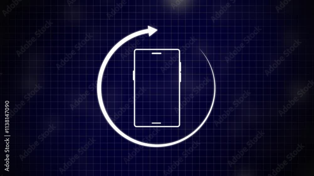 Turn you Smart phone rotate device screen, Phone flip sign, Phone ...