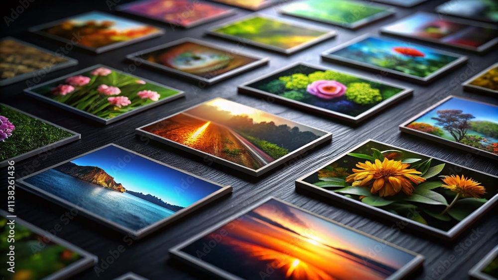 Black Background Webpage Cards Design - High Depth of Field Photography ...