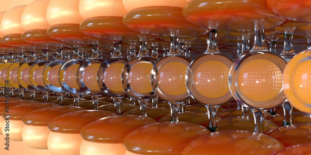 skin cell. Oli and vitamin drop on skin cell. serum through the skin ...