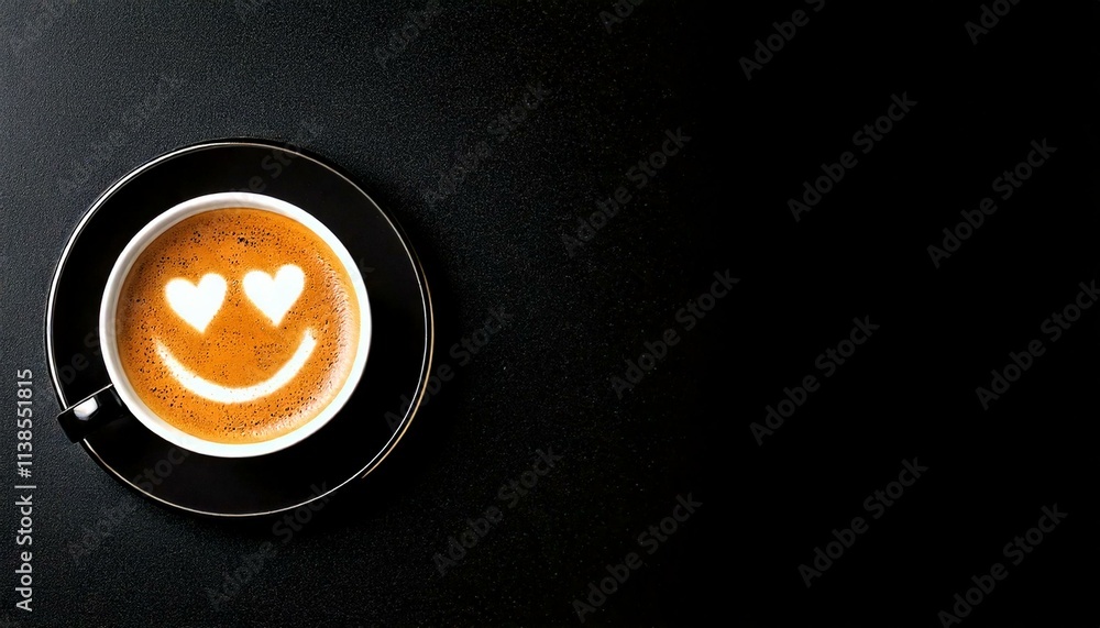 Coffee invitation happy smiley face with heart eyes heart-eyed emoji ...
