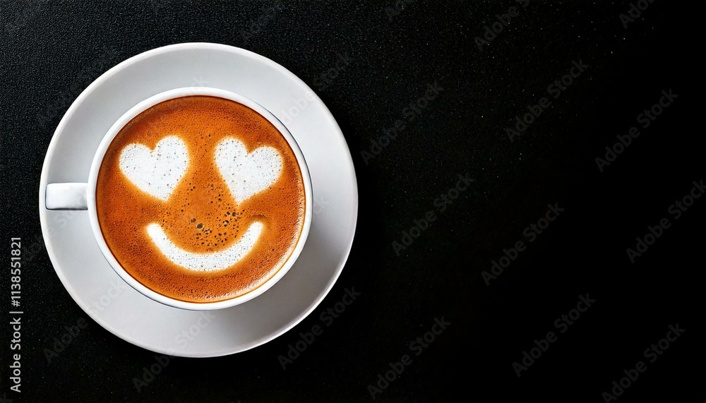 Coffee invitation happy smiley face with heart eyes heart-eyed emoji ...