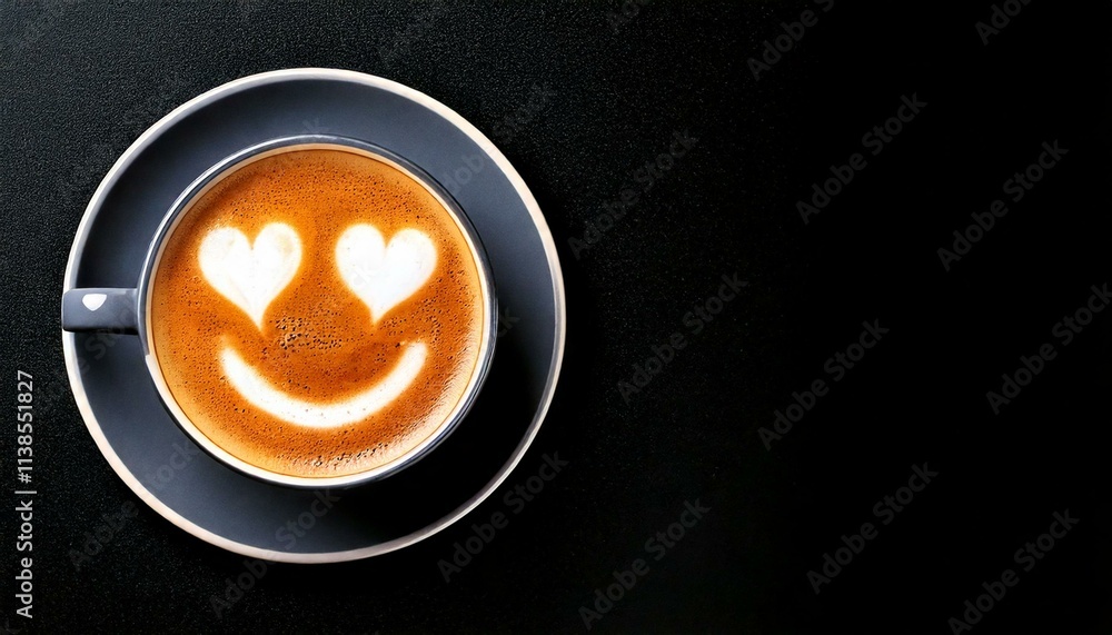 Coffee invitation happy smiley face with heart eyes heart-eyed emoji ...