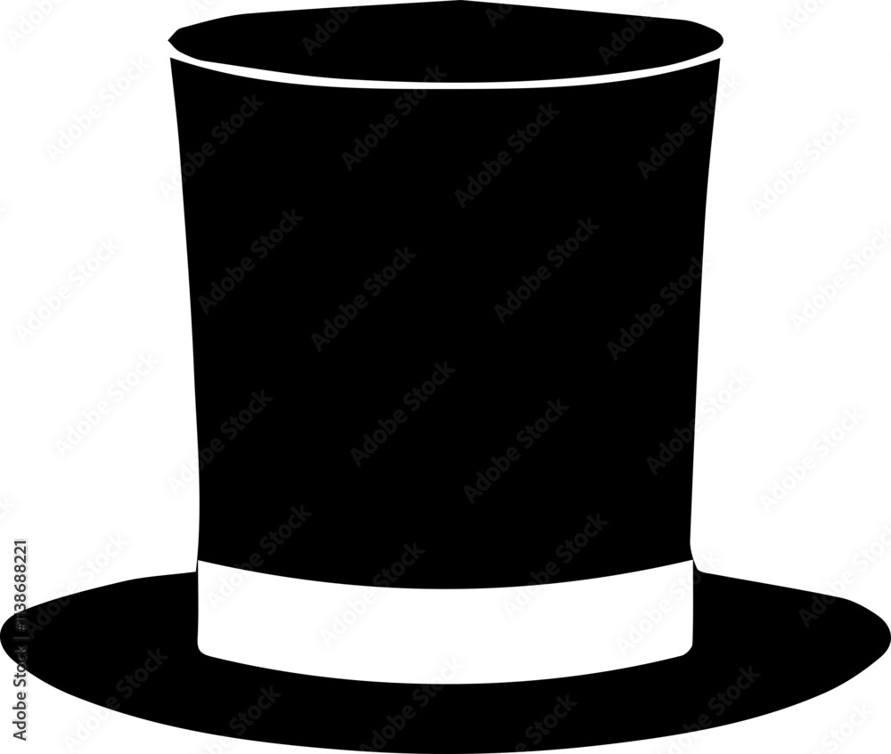 Top Hat SVG, Top Hat Silhouette, Top Hat Cut File, Gentleman svg ...
