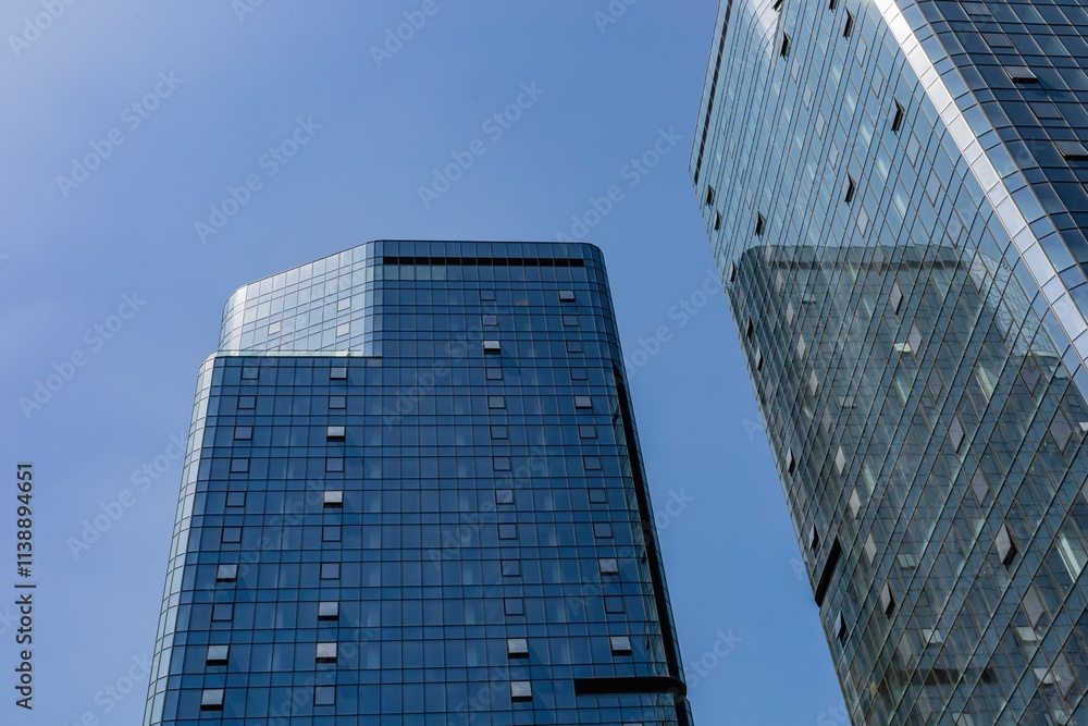 Foto de Business center - a modern, urban complex in the city center or ...