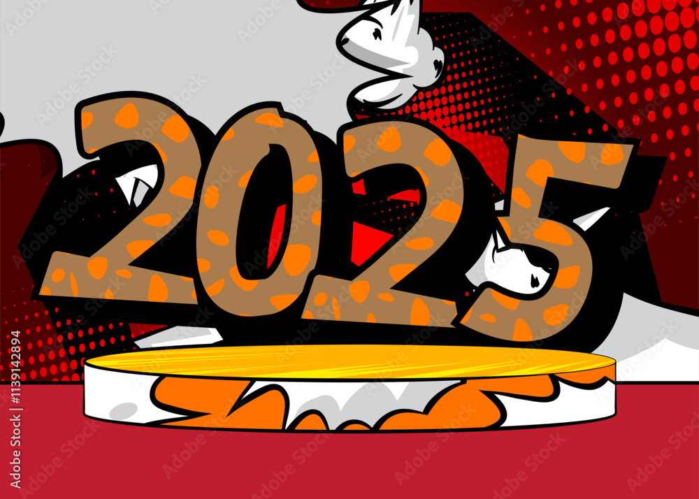 Comic Book Product podium stage for mockup presentation with 2025 ...