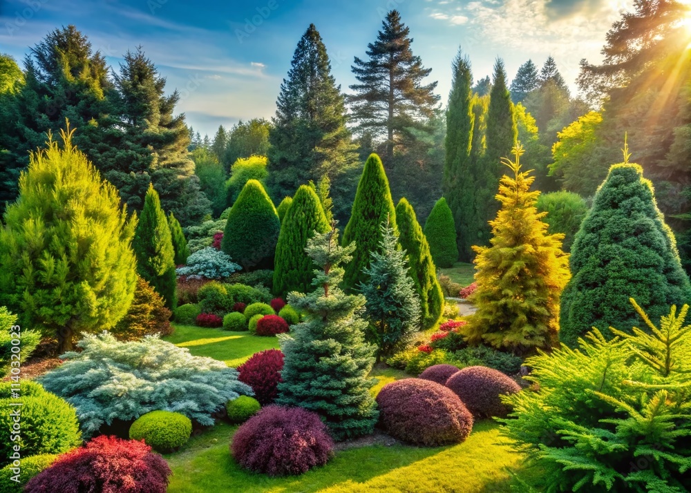 Conifer Garden Design Ideas: Landscaping with Evergreen Trees, Dwarf ...