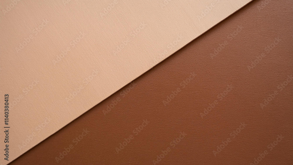 PANTONE 17-1230 Mocha Mousse, cor do ano 2025. Amostra de tecido, papel ...