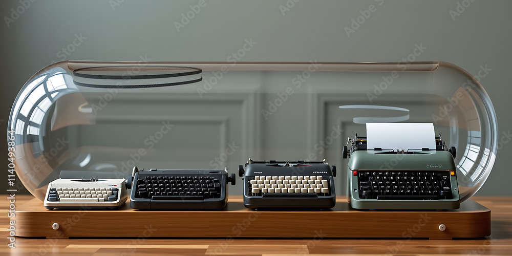 Time Capsule of Business Evolution - Layers showing the transition from ...