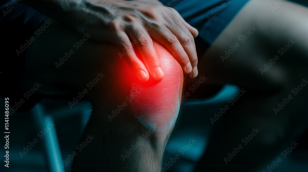 Human Knee Joint Anatomy Pain, Inflammation, Arthritis, Bones ...