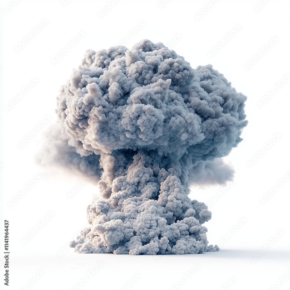 Ashfall, swirling gray ash clouds shrouding horizons and transforming ...