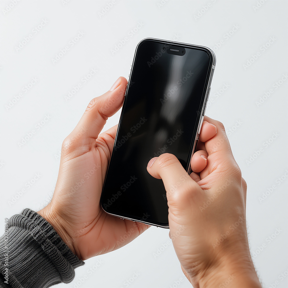 smartphone, blank search screen, mobile phone, search bar concept ...