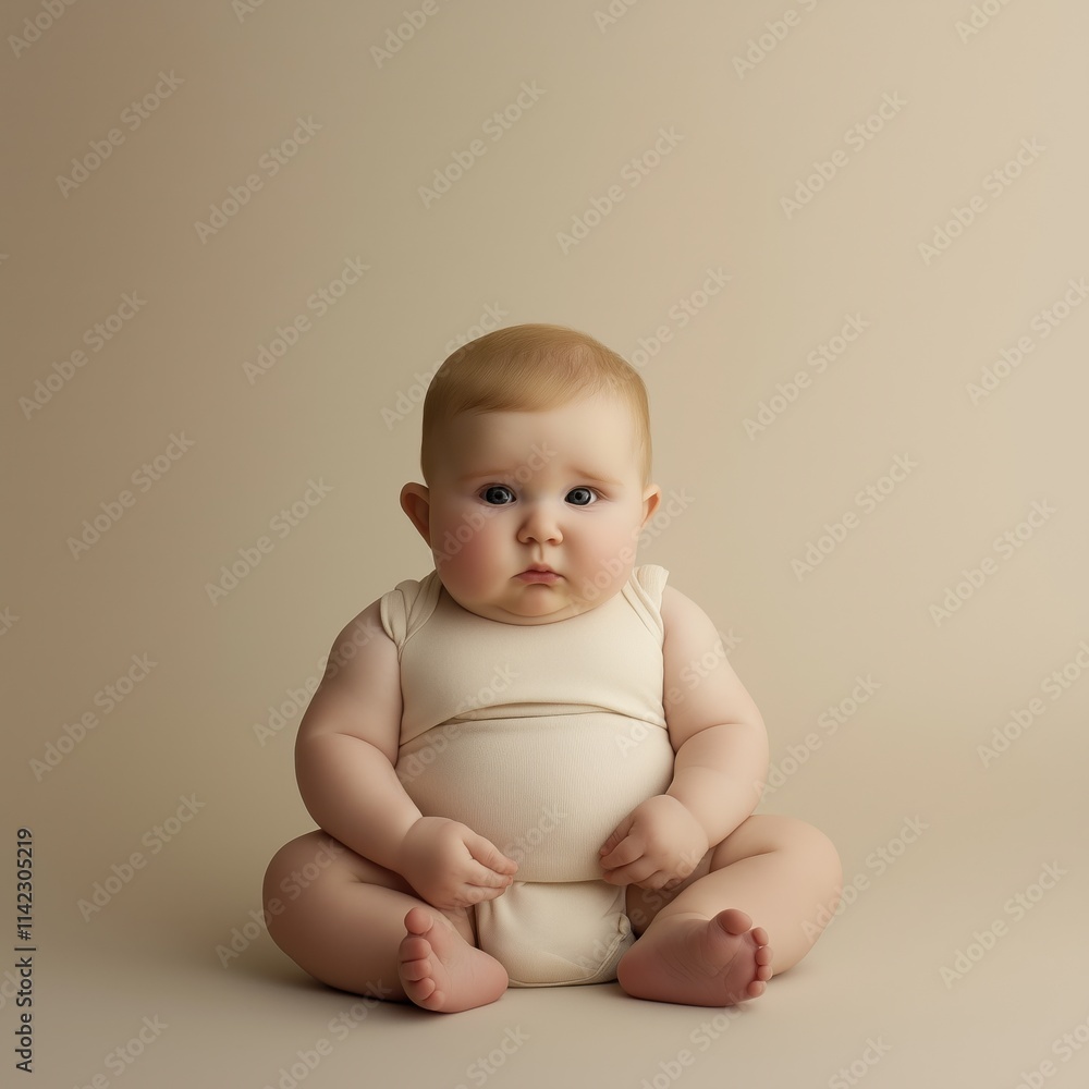 Obesity kids. Overweight children, unhealthy food, junk snacks ...