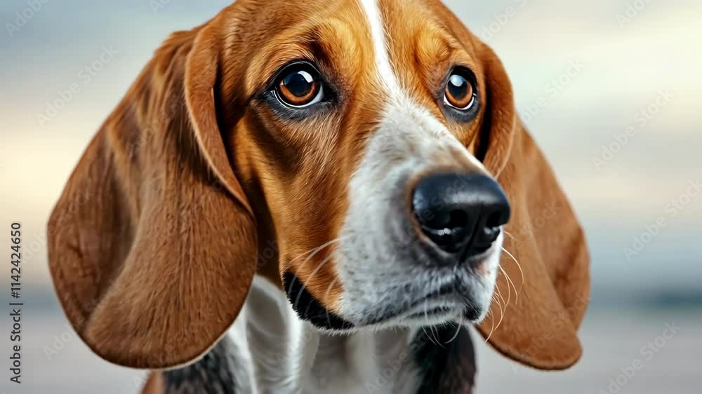 The detailed description depicts a stunningly realistic portrait of a ...