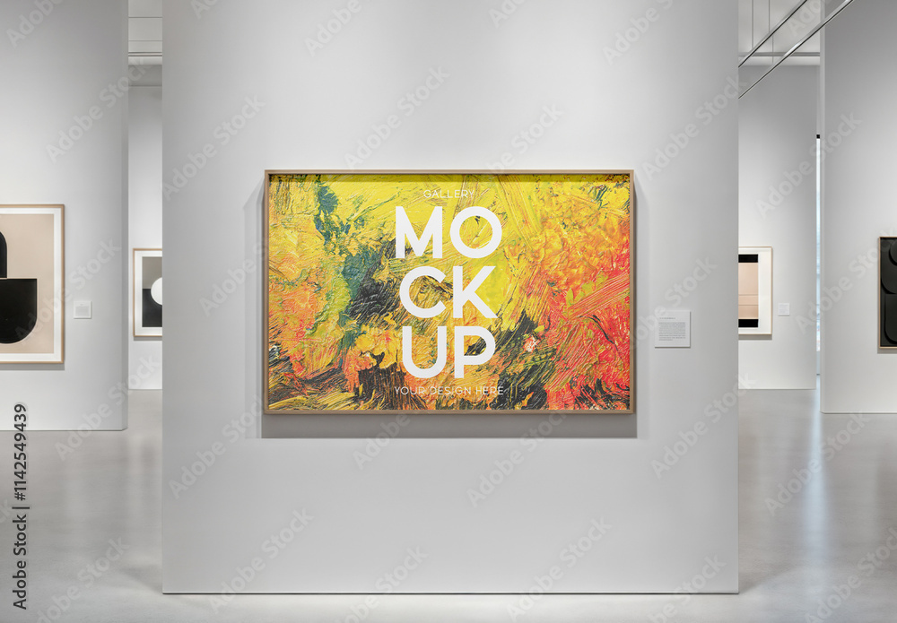 Art Gallery Mockup Stock Template | Adobe Stock
