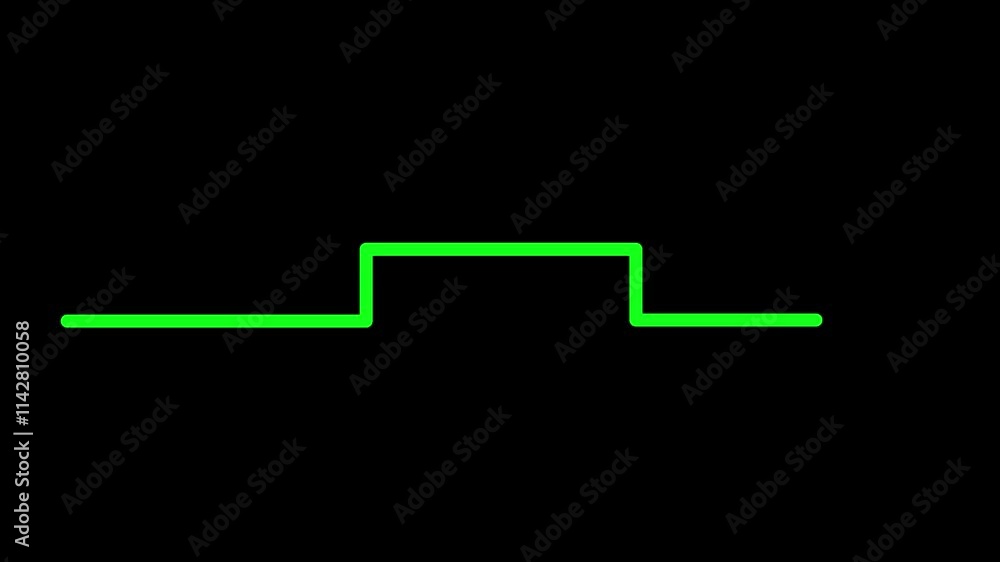 Animated financial growth chart with trend line graph. Growth bar chart ...