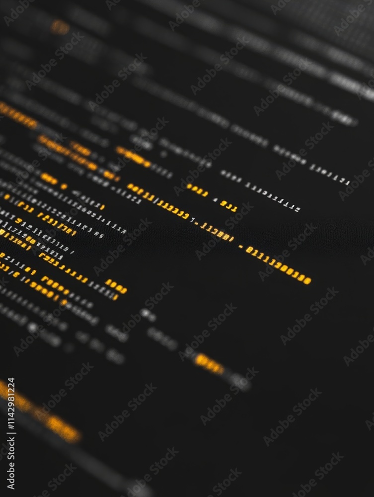 Dark Gray Background Code Snippet - Clean coding, software development, digital technology ...