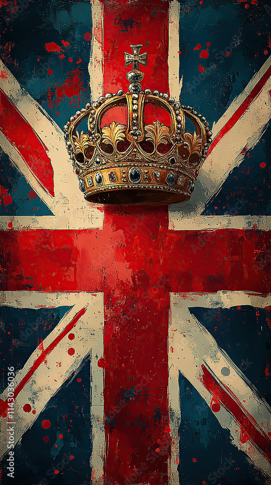 The England flag with a bold St. George's Cross as the background ...