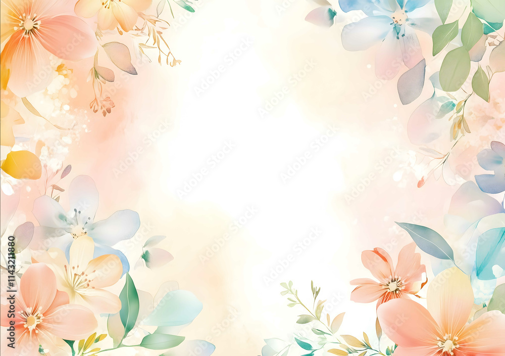Design a beautiful modern invitation card with a bright and welcoming ...