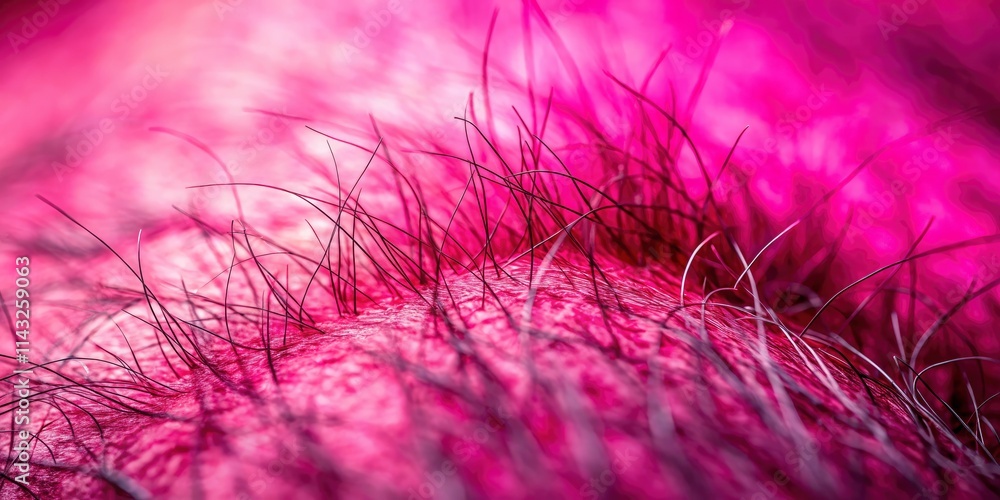 Macro photography captures the beauty of pink skin and its detailed ...