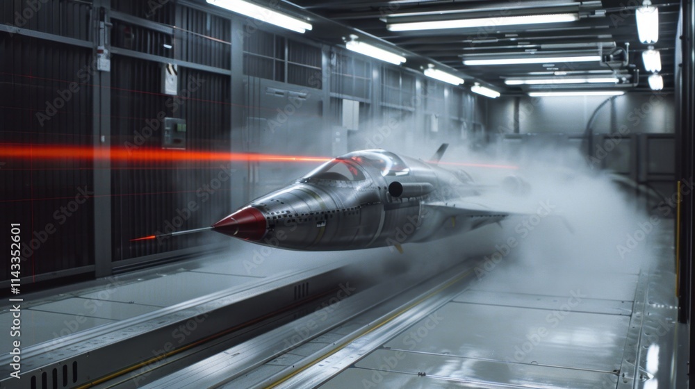 Photo & Art Print High-Speed Wind Tunnel: A testing facility that ...