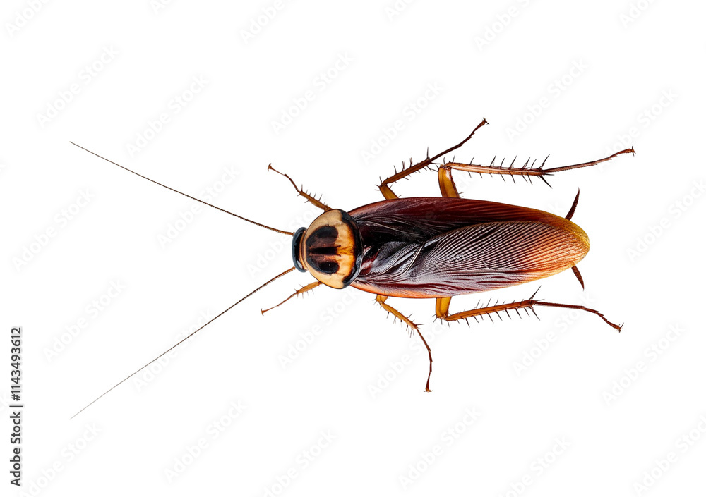 Poster Cockroach isolated on transparent or white background – Wall Art ...