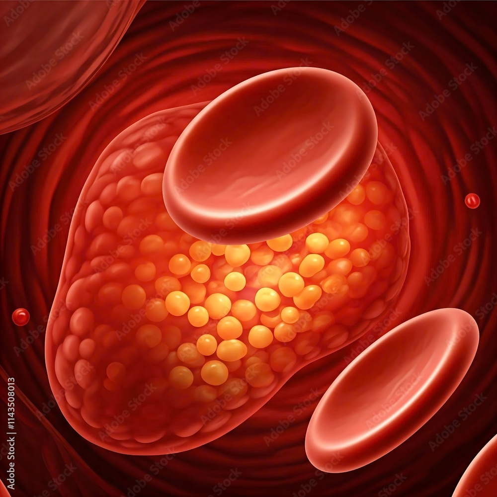 Poster a diagrammatic representation of the blood clotting process ...
