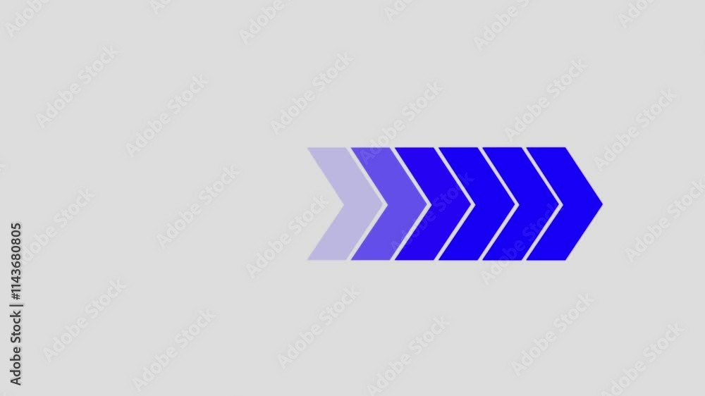 Animation of sweep arrow icon, upward and transparent with white ...