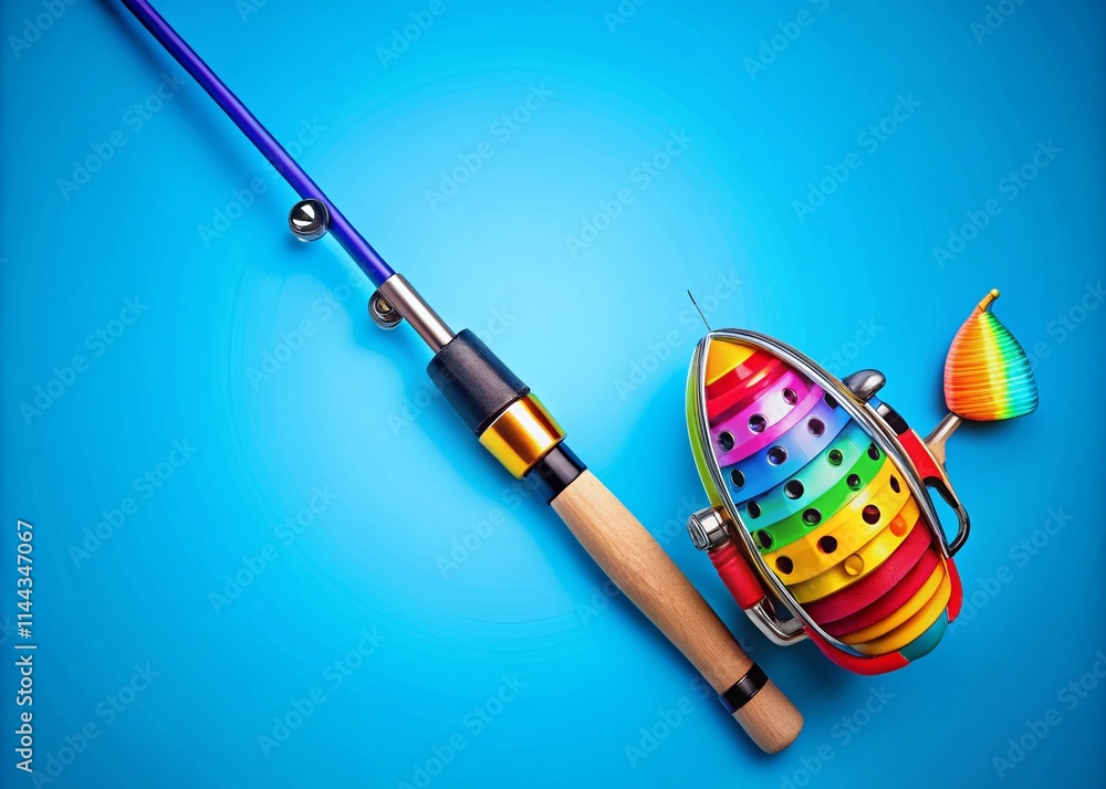 Fishing Pole Coloring Page for Kids: Fun Printable Activities & Easy ...