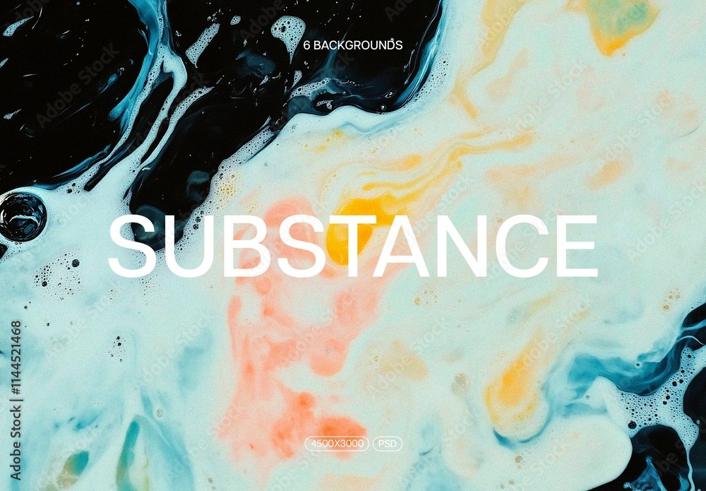 Dark Substance Backgrounds With Generative AI Stock Template | Adobe Stock