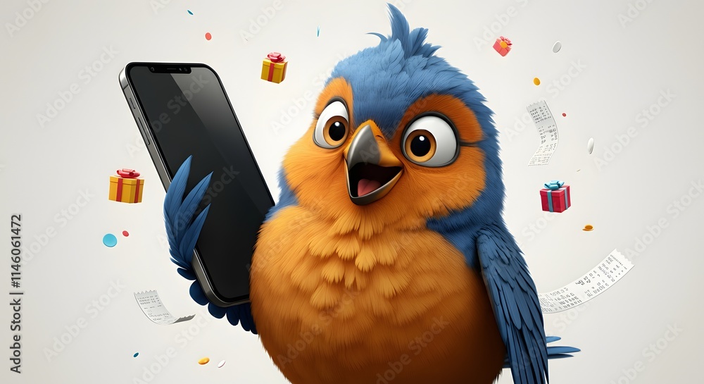 A hyper-realistic, 4K image of a social media post background with a ...