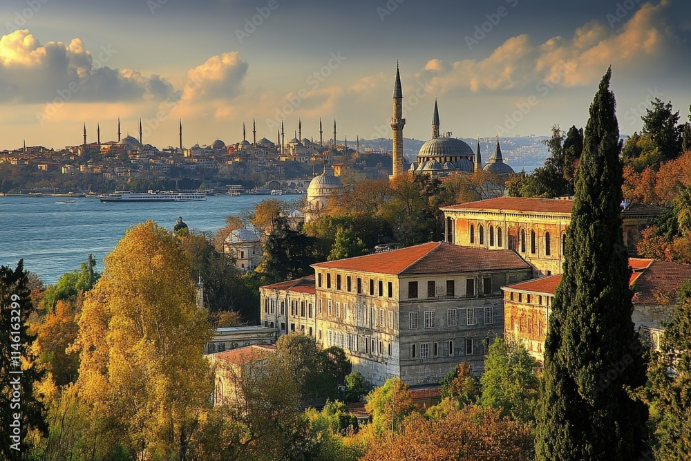 Plakát Topkapi Palace: Aged Architecture of Ahmed in Ancient Byzantine ...
