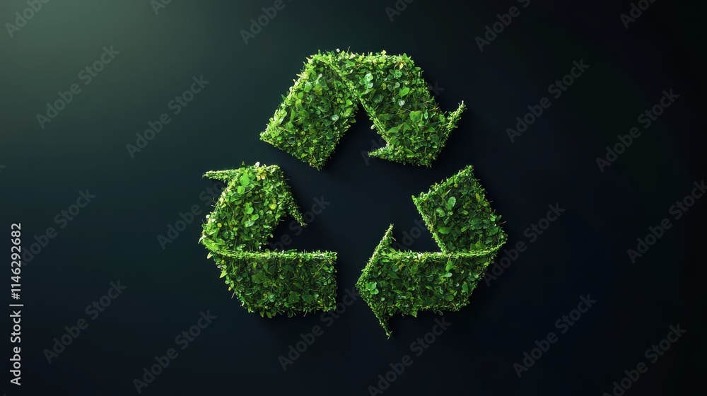 Reusable arrows. Green recycle arrow, recycling life cycle. Organic ...