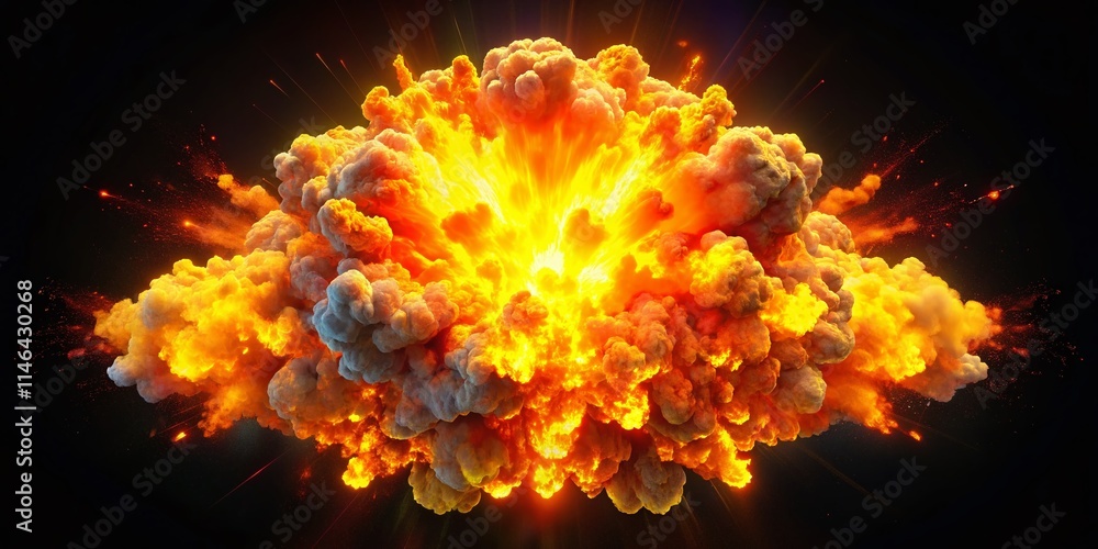 Animation Explosion PNG, Cartoon Blast Alpha Channel, Animated Effect, VFX, Special Effects ...