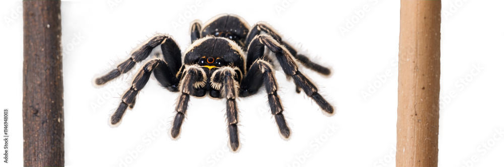 Diverse and stunning, the intricate colors of the blue birdeater ...