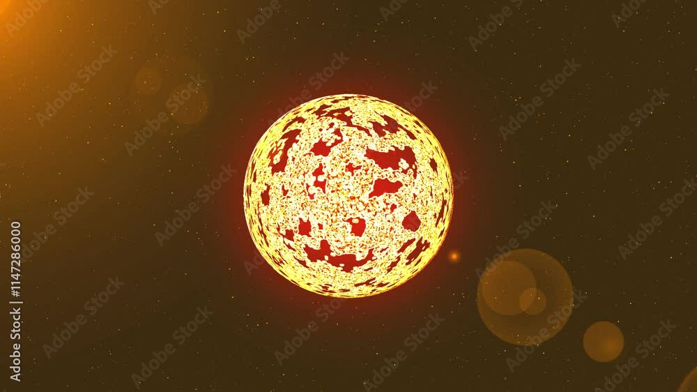 Explosive Sun Animation with Massive Energy Release, Sun Burn Animation ...