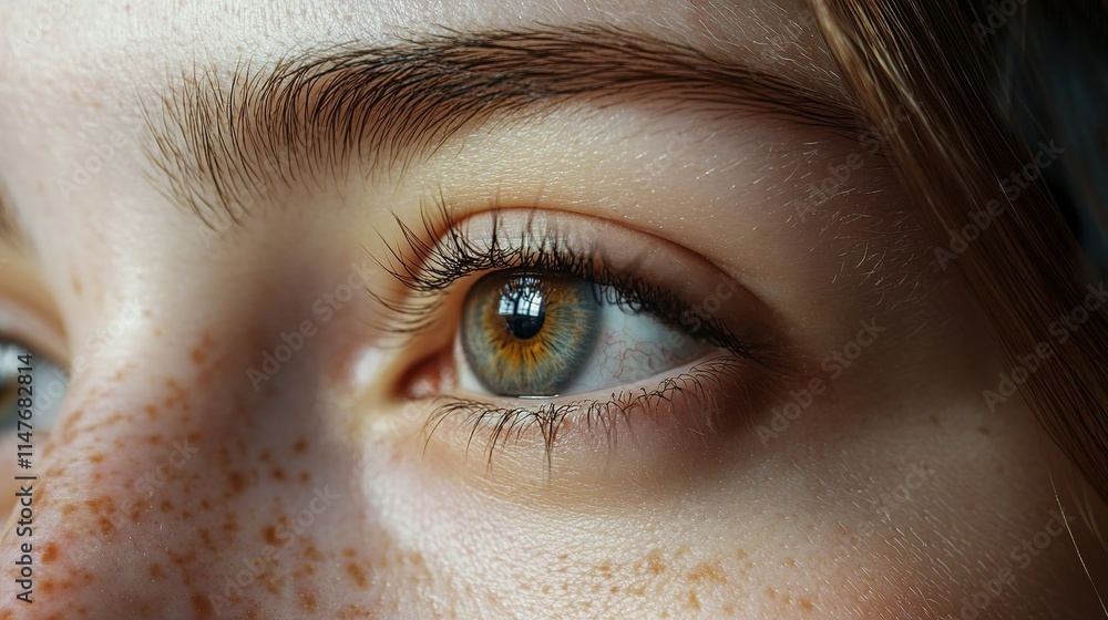 Close-up of tiny small, hard bumps on facial skin, showing textured ...