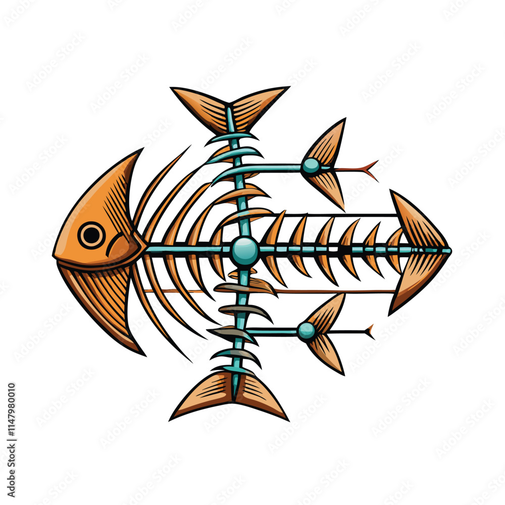 Vetor de Create a clean, vector art illustration of an Ishikawa ...