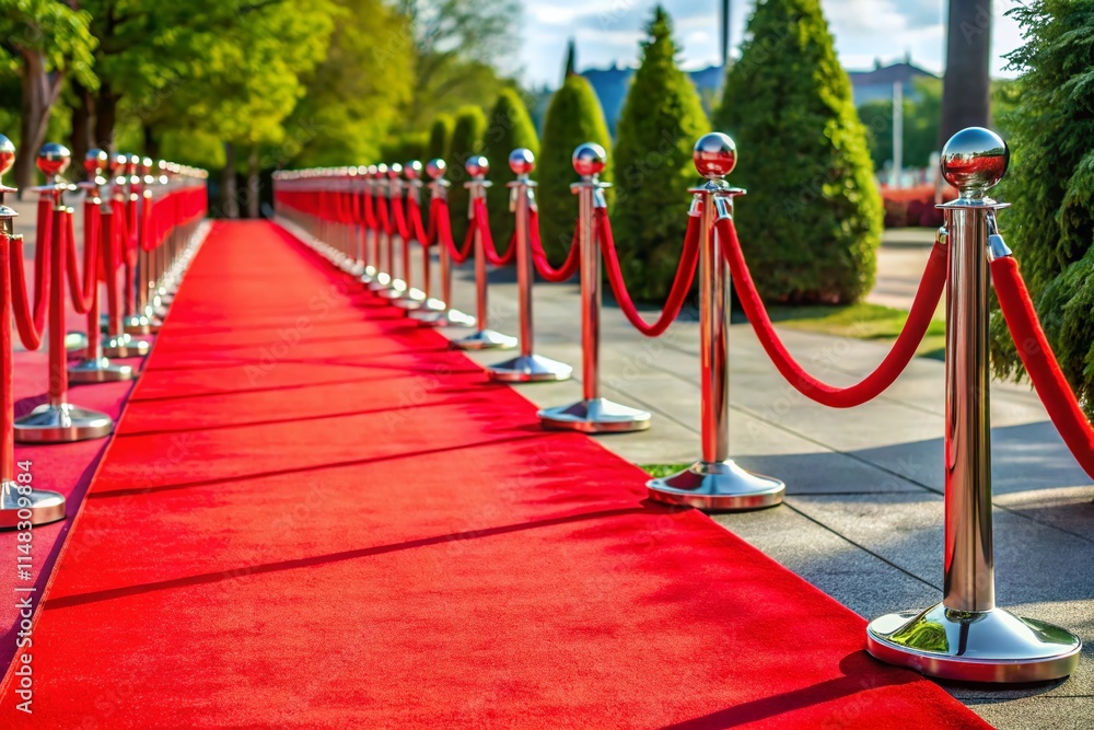 Red Rope Barrier Queue Control System, Crowd Management, Event Security ...