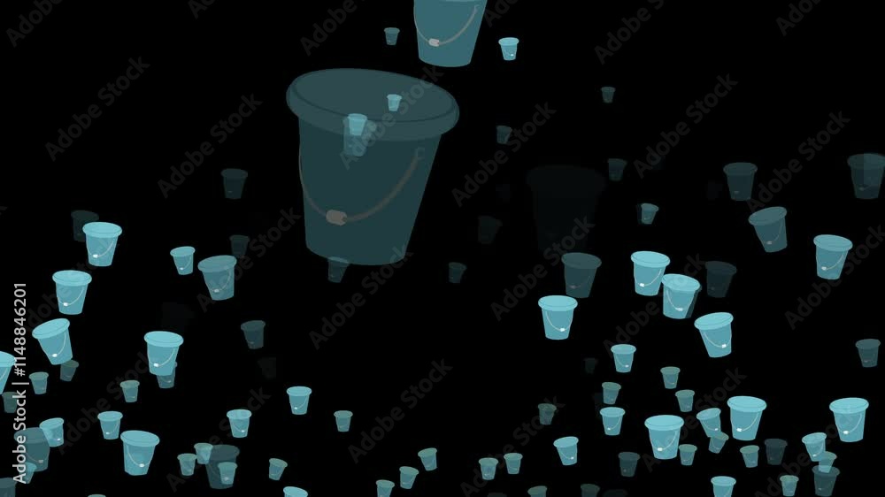 animated emoji, bucket emoji, cartoon bucket, animated pail, emoji ...