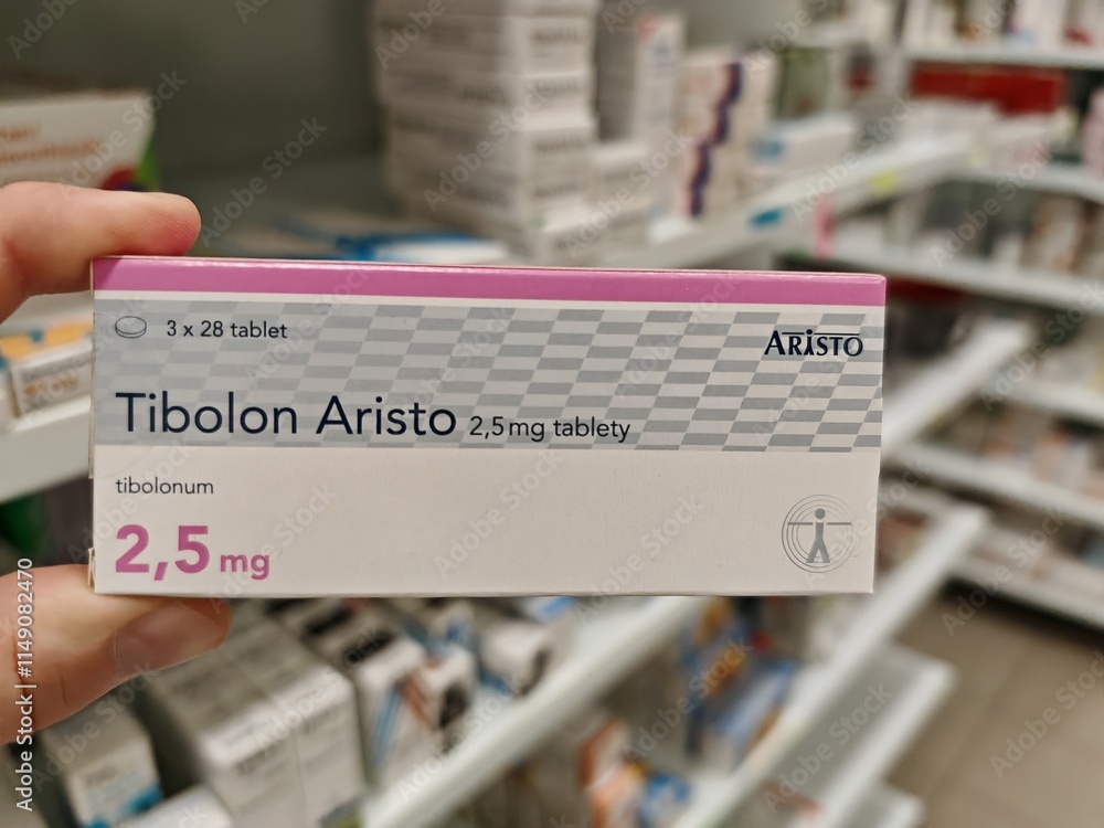 Prague, Czech Republic -December 22 2024: TIBOLON ARISTO box of ...