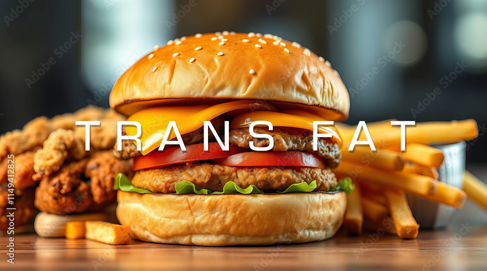 Photo & Art Print Foods that contain trans fats are unhealthy., THESUN