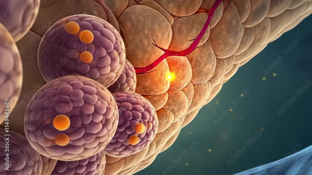 Pancreas Overview A closeup image of the pancreas highlighting the s of ...