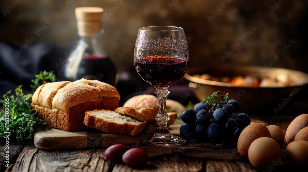 Holy Communion, which symbolizes the holy blood and flesh of Jesus ...