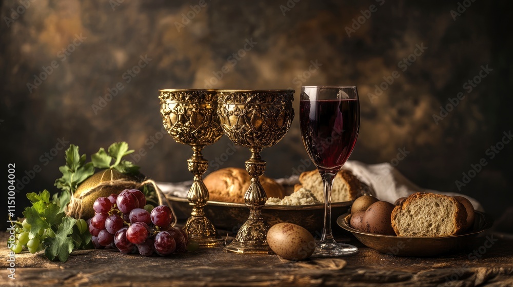 Holy Communion, which symbolizes the holy blood and flesh of Jesus ...