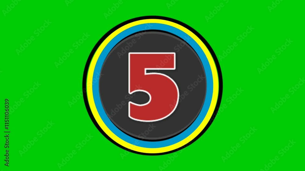 green screen count 1 to 10 seconds, green screen time 10 seconds, green ...