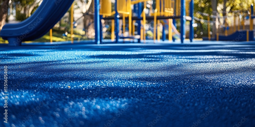 Rubber floor texture exhibits a unique EPDM playground surface ...
