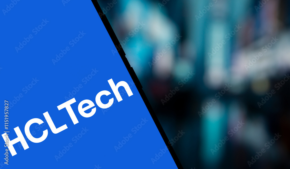 Dhaka, Bangladesh- 23 Dec 2024: HCL Tech logo is displayed on smartphone. HCL Technologies ...